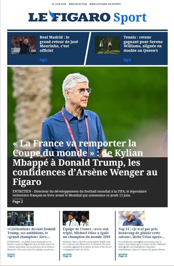 Le Figaro Sport (10 Juin 2026) – Résumé, Infos et Avis | 1001Ebooks